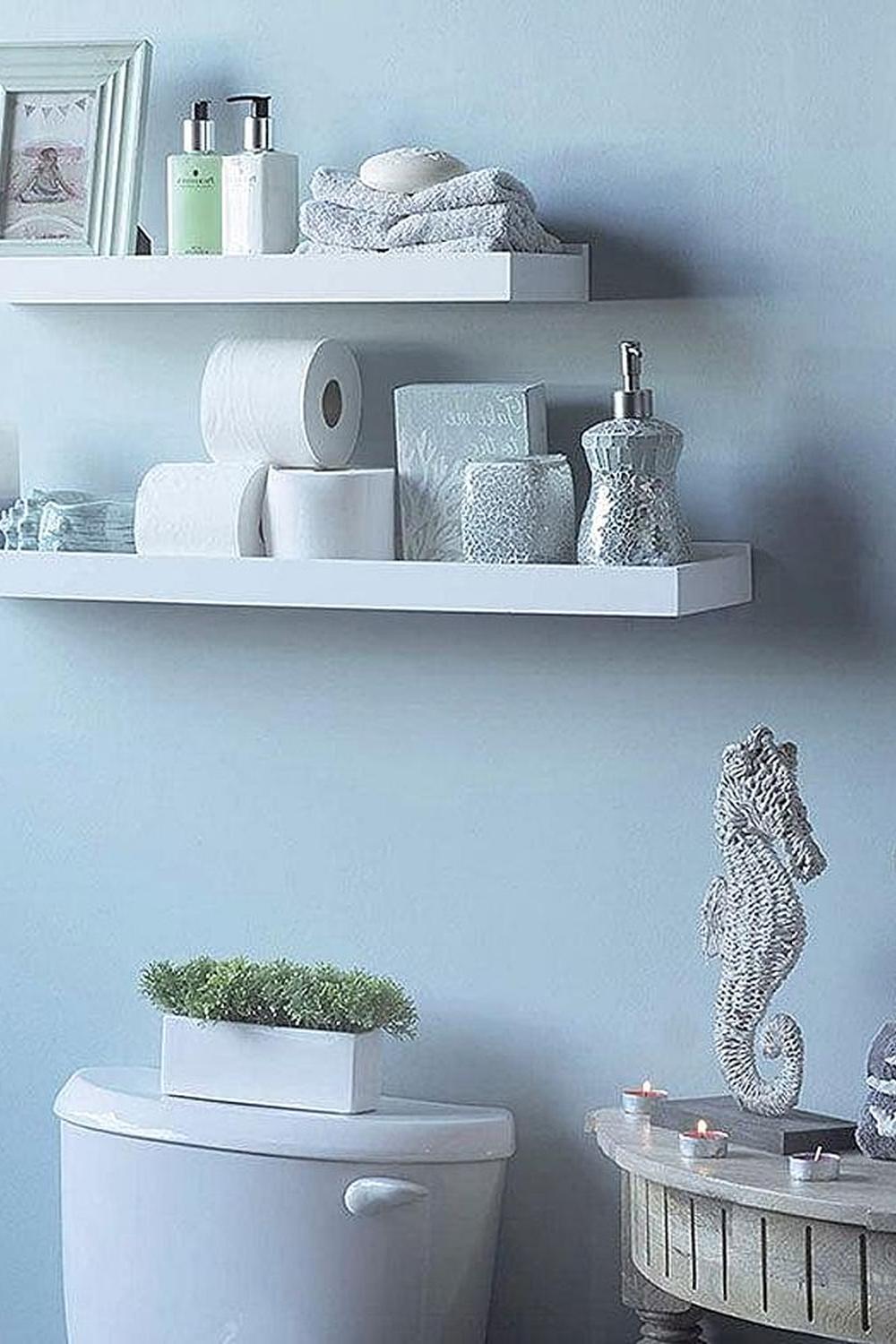 12 Creative Bathroom Wall Shelves Ideas to Maximize Space and Style