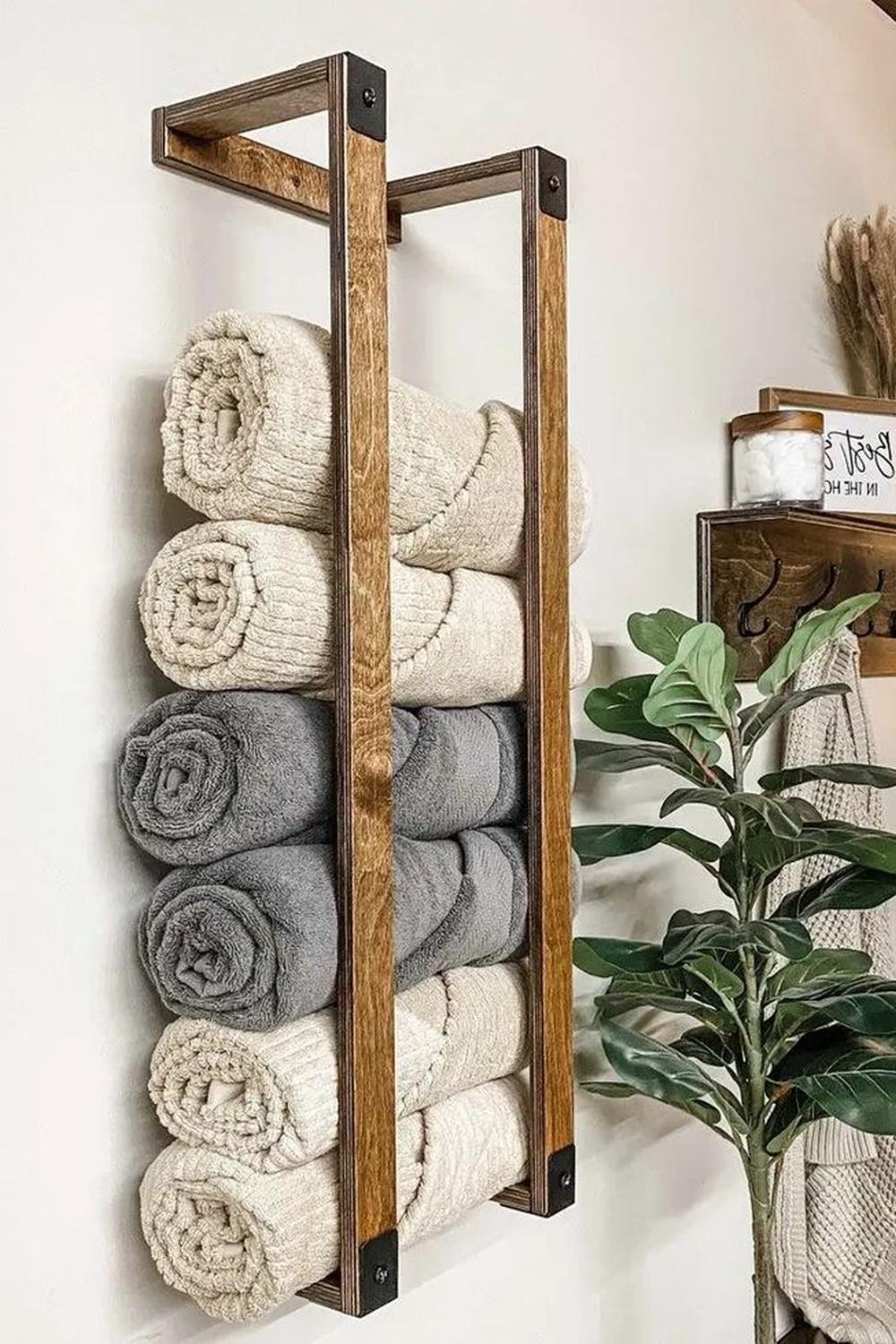 10 Stylish Best Towel Rack Ideas to Upgrade Your Bathroom Décor
