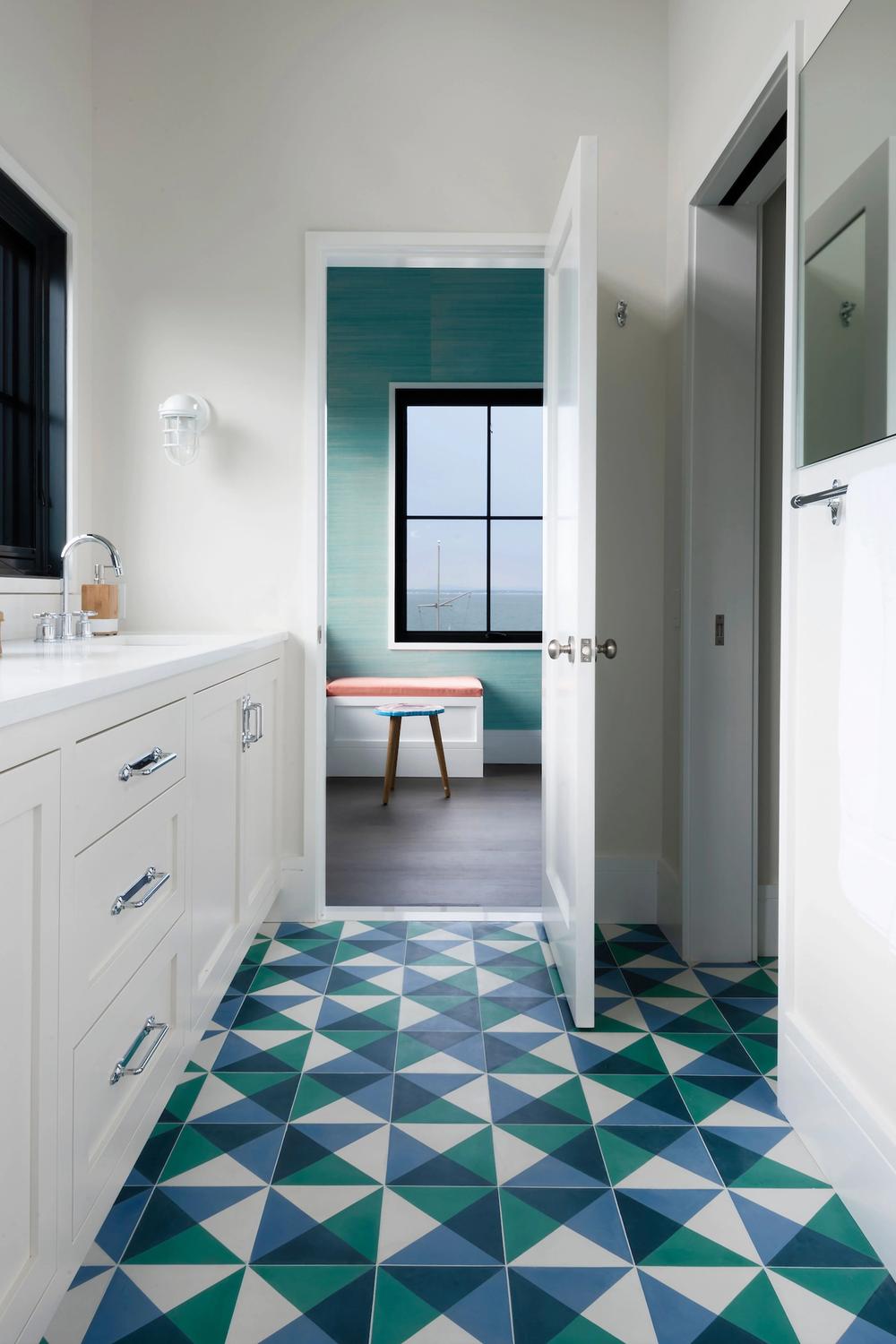 15 Cement Tile Bathroom Inspirations for a Chic Update