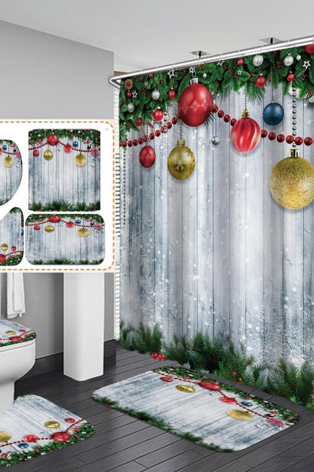 21 Formas Encantadoras de Decorar tu Baño en Navidad y Maravillar a Todos