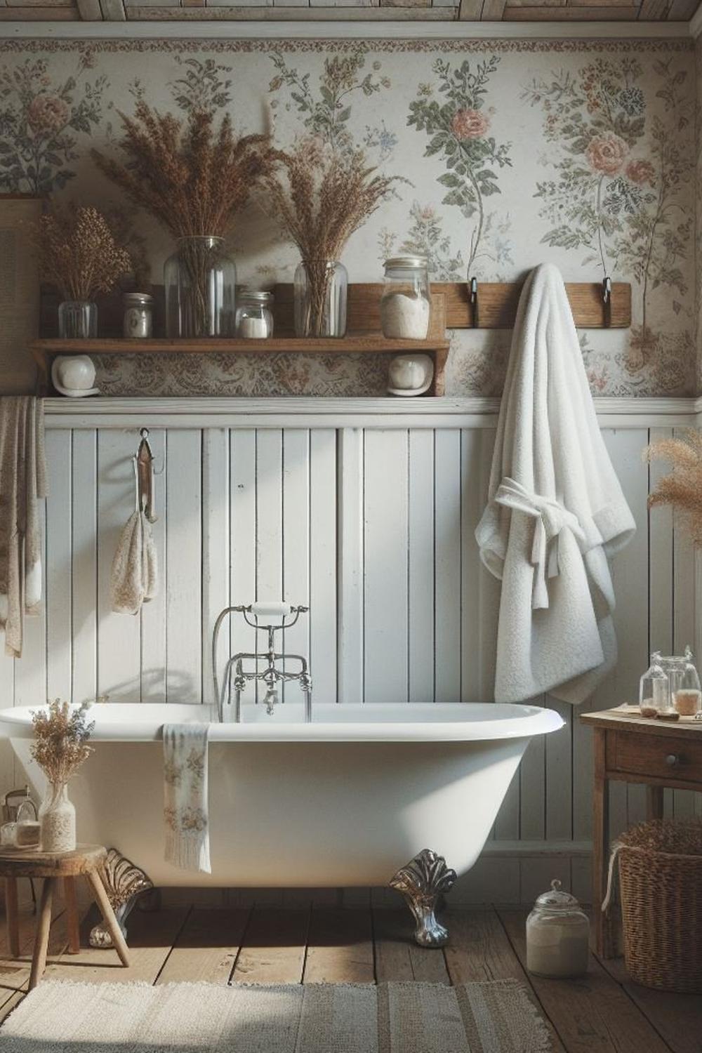 12 Inspiring Cottagecore Bathroom Designs to Create a Cozy Retreat