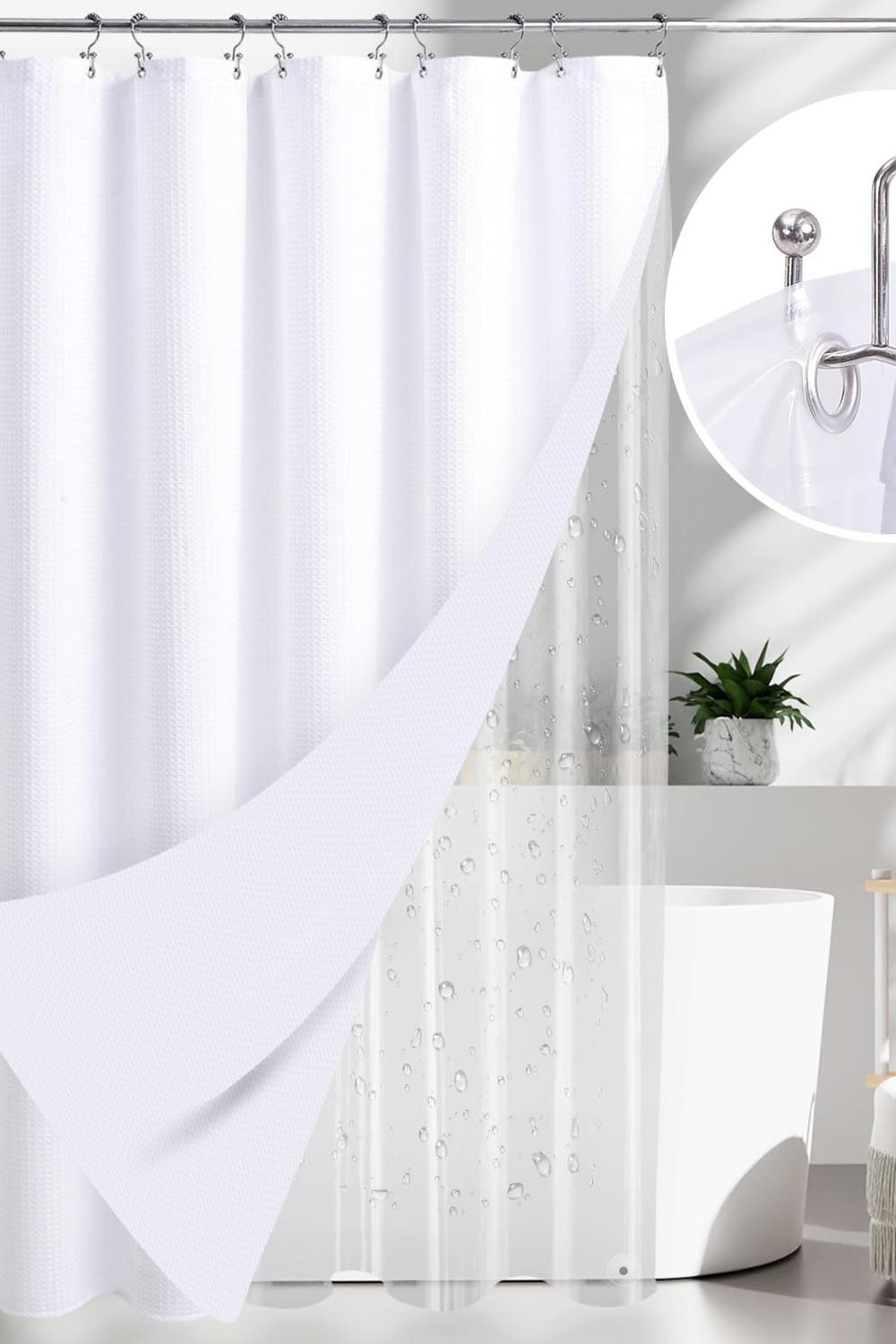 16 Double Shower Curtain Ideas to Elevate Your Bathroom Style