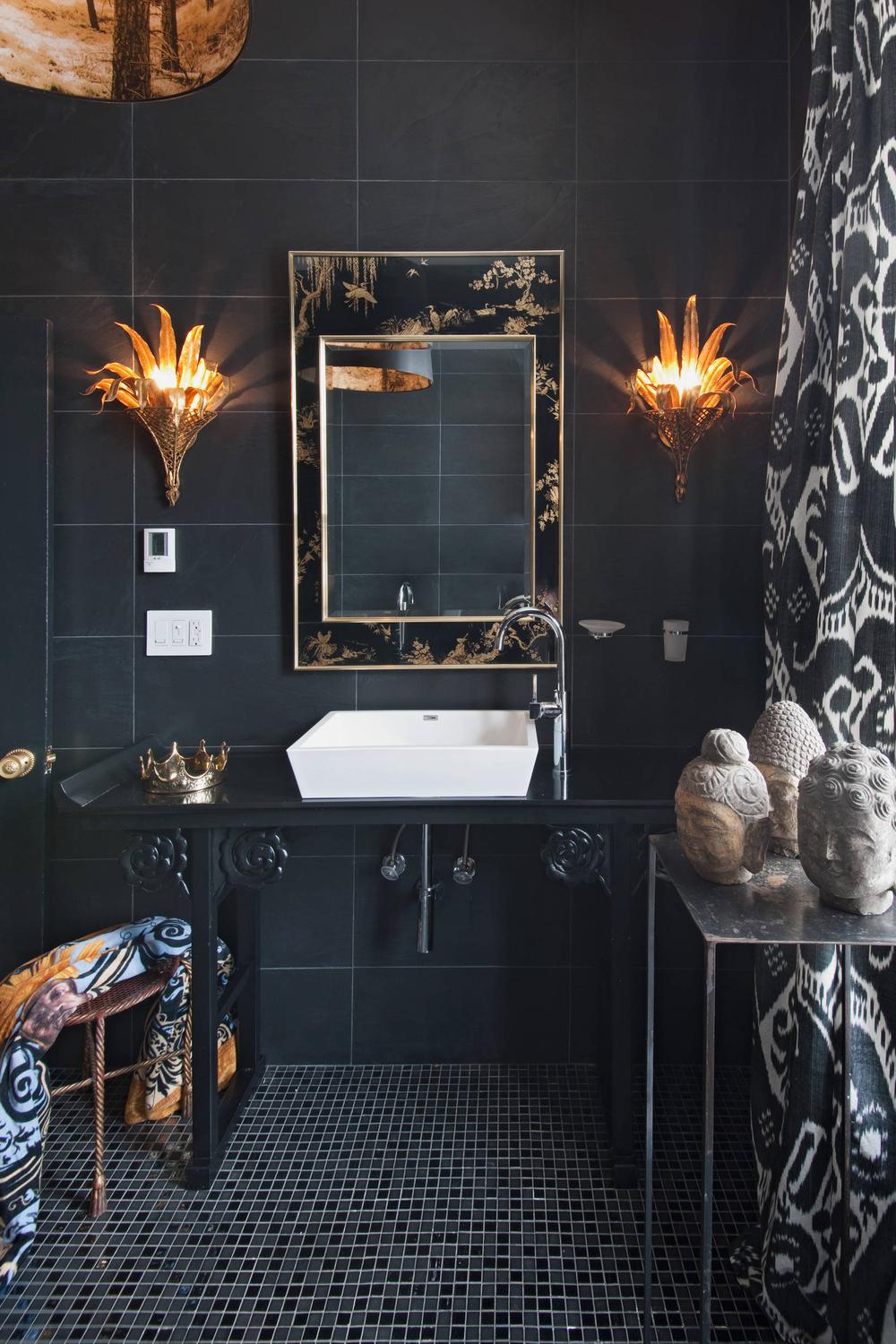 23 Inspiring Ways to Design an Eclectic Rustic Brown Bathroom for a ...