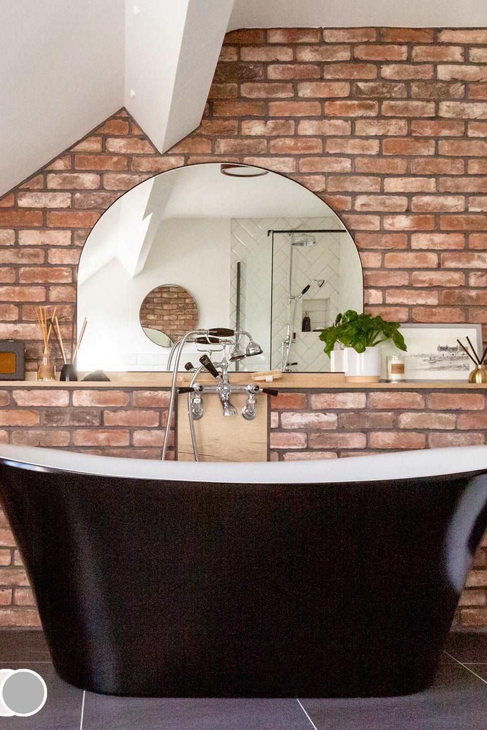 19 Exposed Brick Tile Bathroom Designs to Inspire Your Next Renovation