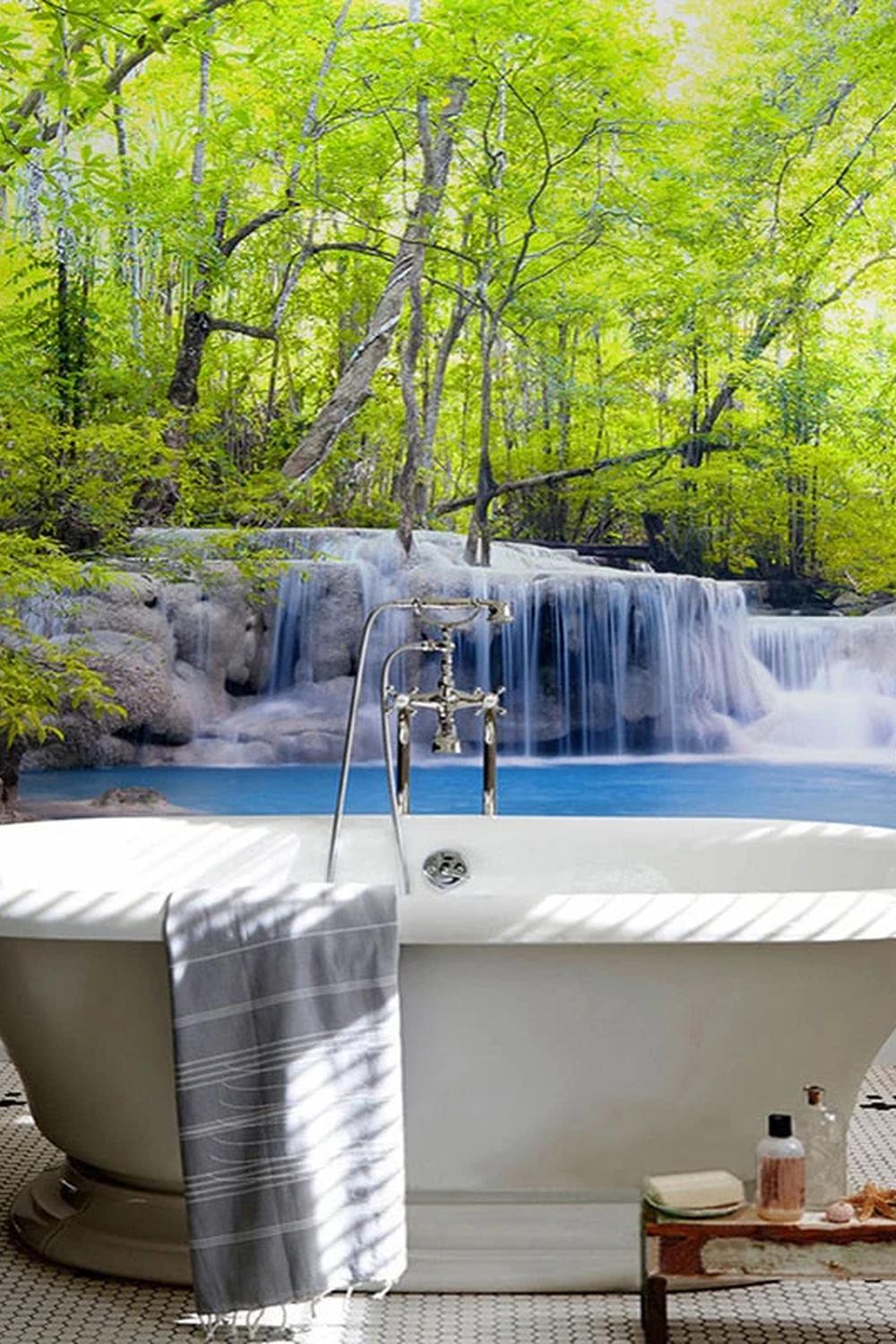 17 Enchanting Forest Bathroom Designs That Bring Nature Indoors