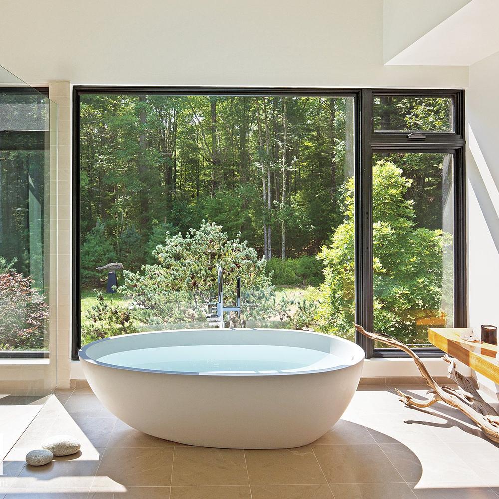 17 Enchanting Forest Bathroom Designs That Bring Nature Indoors