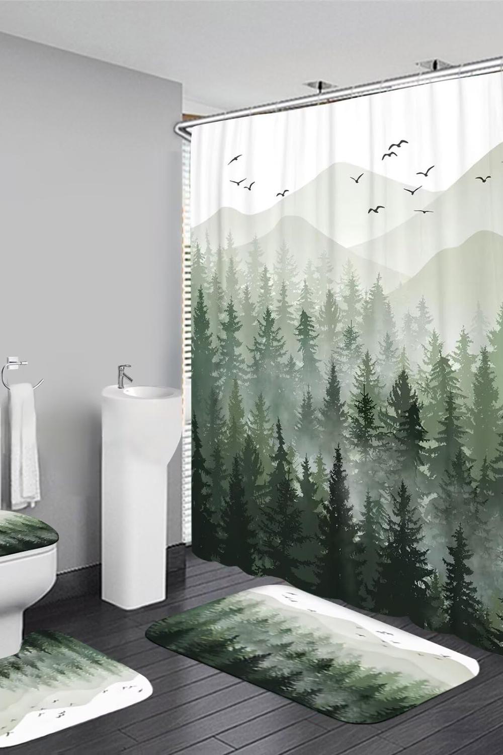 17 Enchanting Forest Bathroom Designs That Bring Nature Indoors