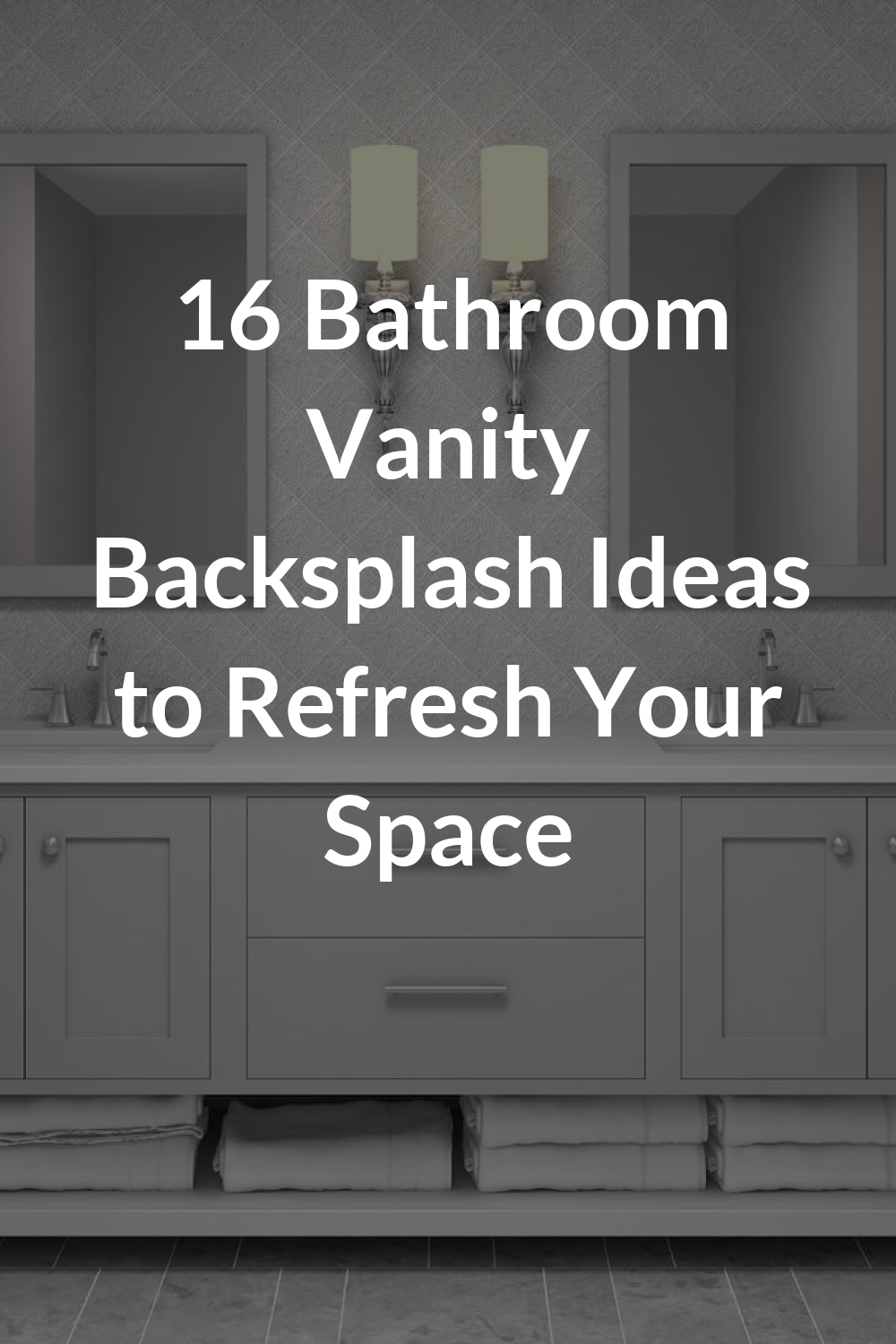 16 Bathroom Vanity Backsplash Ideas to Refresh Your Space
