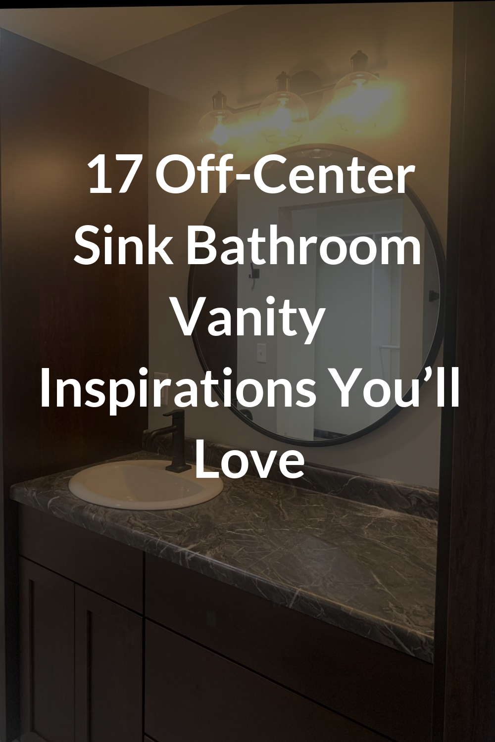 17 Off-Center Sink Bathroom Vanity Inspirations You’ll Love