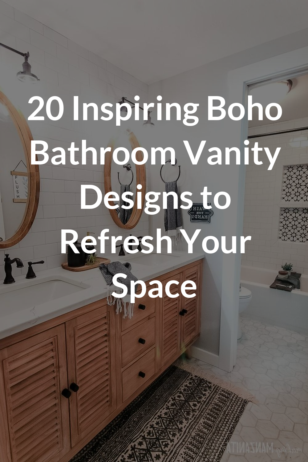 20 Inspiring Boho Bathroom Vanity Designs to Refresh Your Space