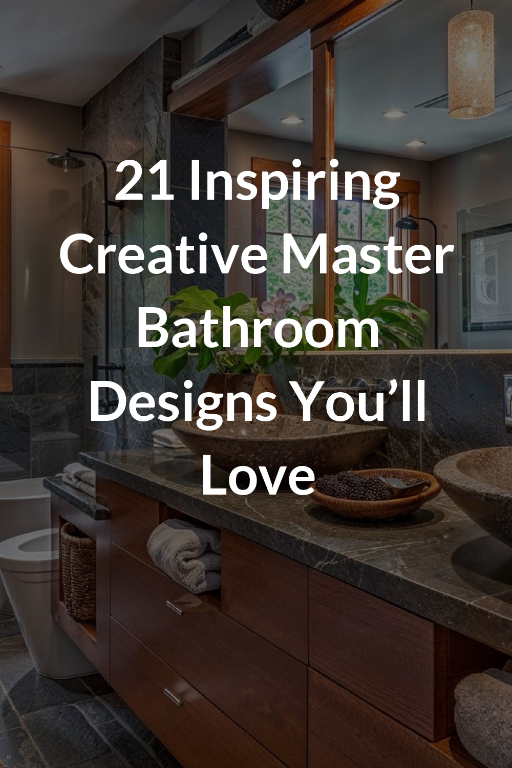 21 Inspiring Creative Master Bathroom Designs You’ll Love