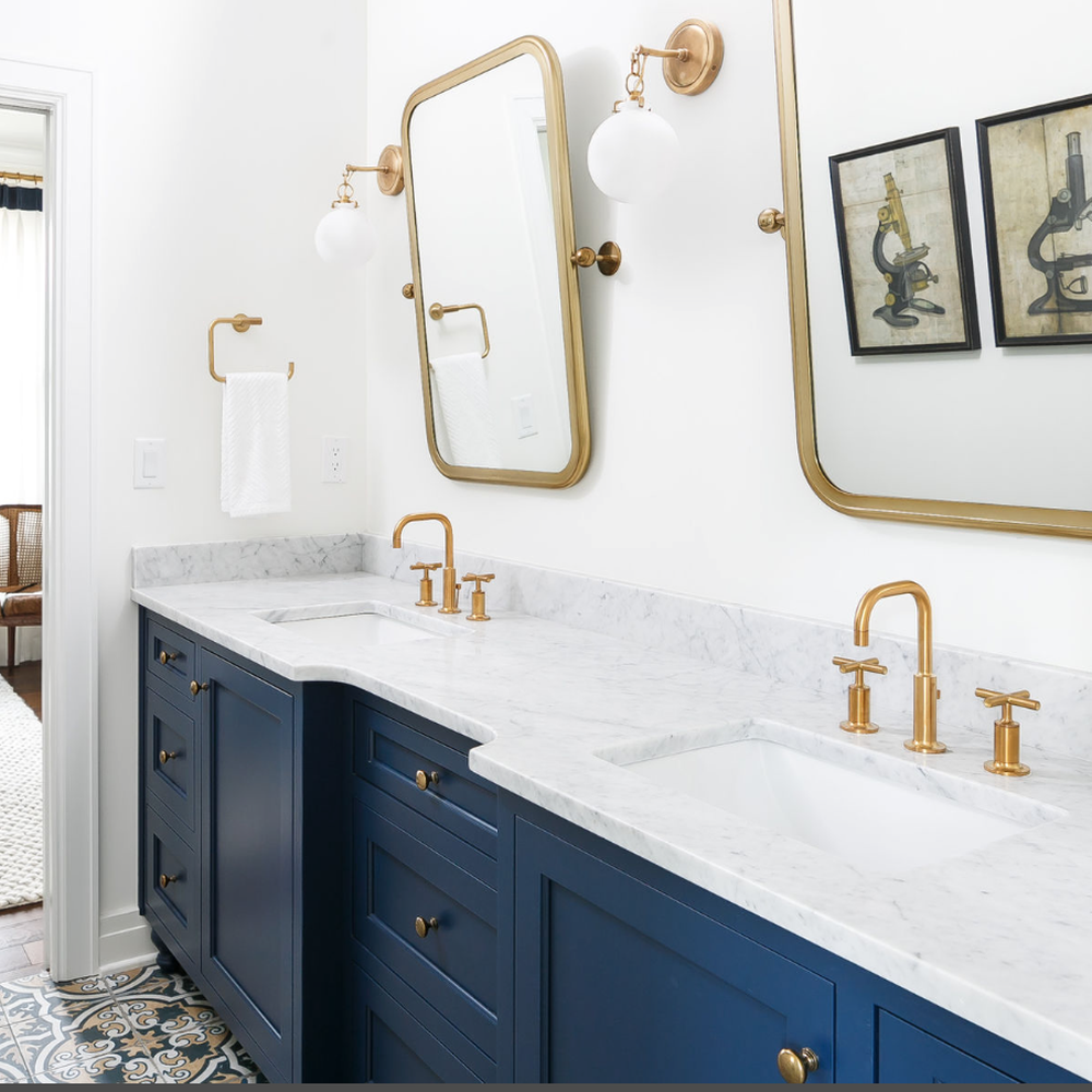 20 Gold Bathroom Fixtures That Will Add Glam to Your Space