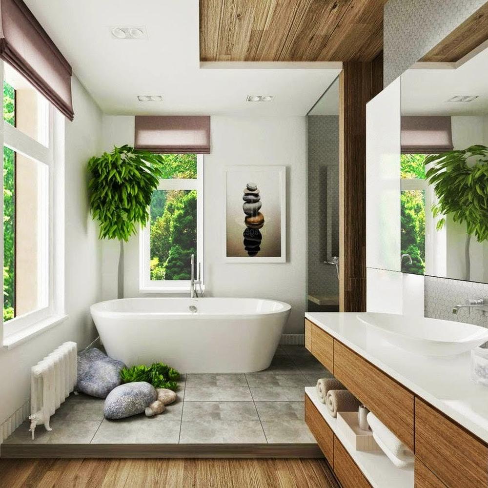 14 Nature-Inspired Bathroom Designs for a Serene Retreat