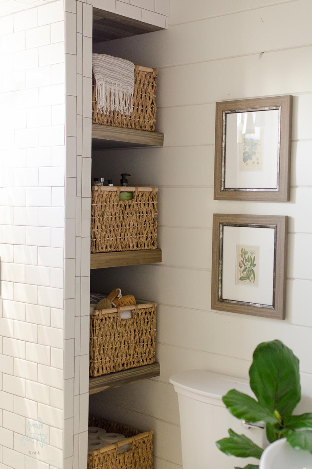 14 Inspiring Open Shelves in Bathroom Designs to Maximize Space and Style