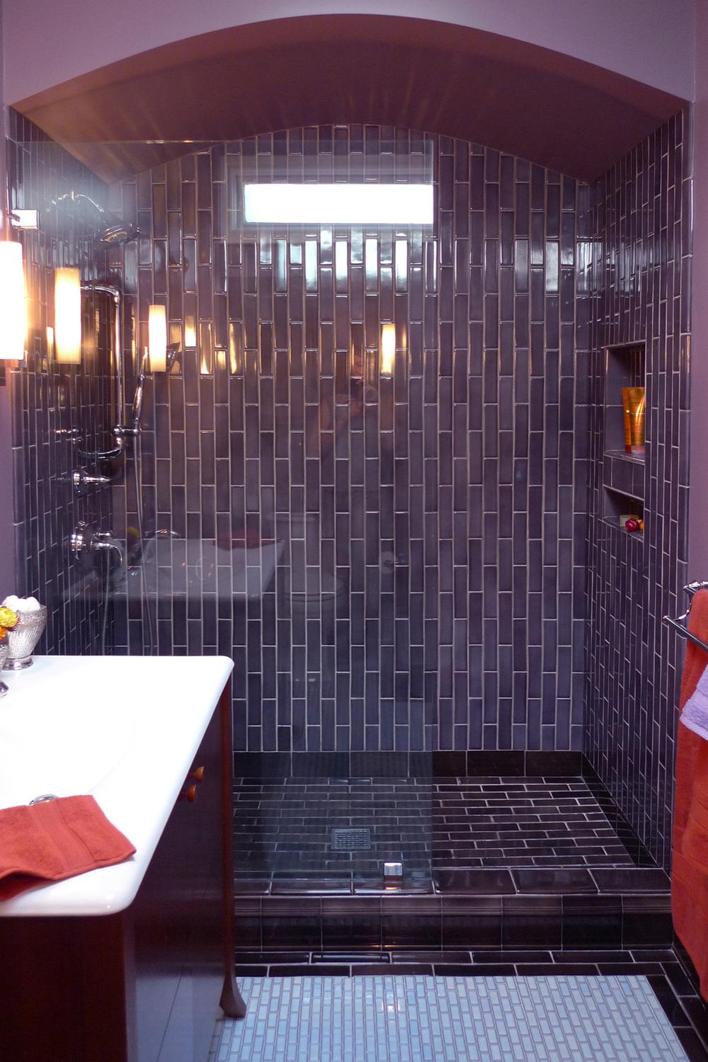 16 Purple Tile Bathroom Inspirations You’ll Love