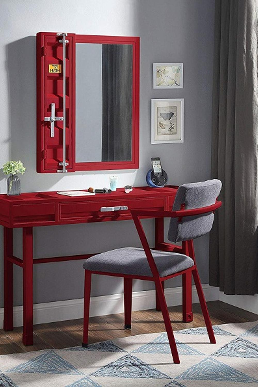 20 Red Vanity Designs to Brighten Your Home Decor