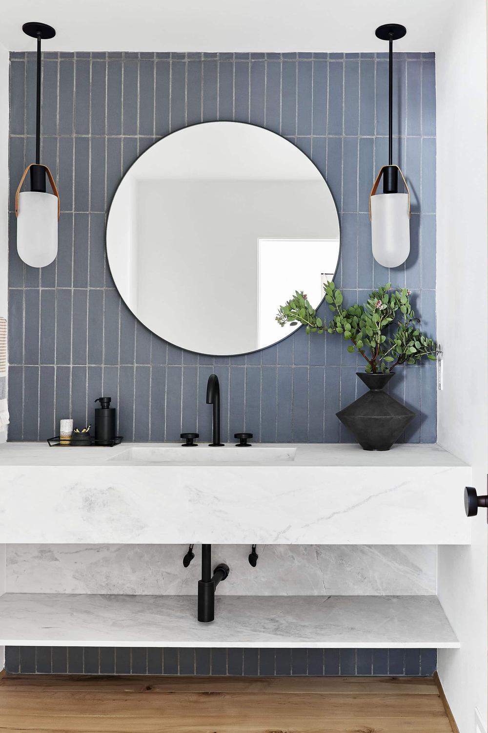 17 Vertical Subway Tile Bathroom Inspirations You'll Love