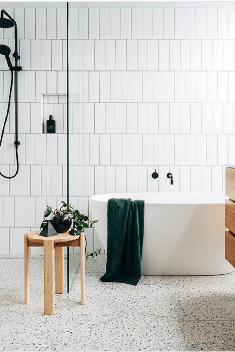 17 Vertical Subway Tile Bathroom Inspirations You'll Love